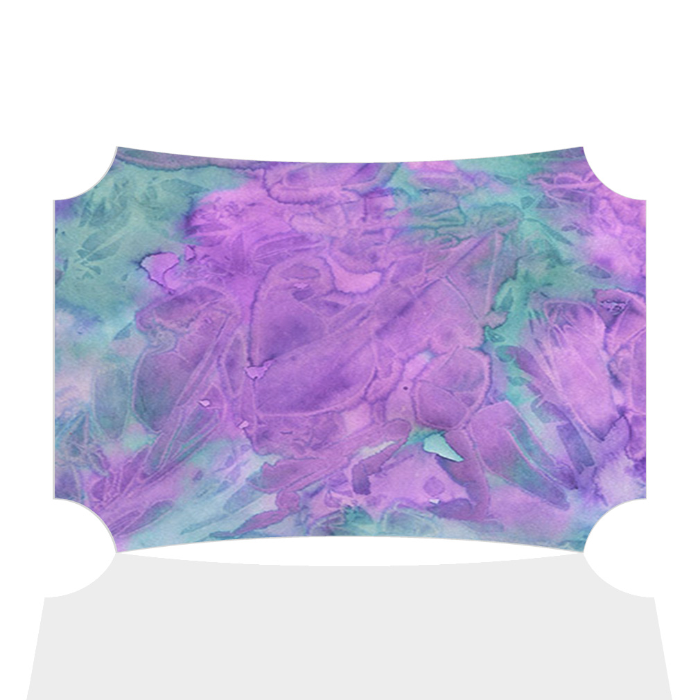 Home Decor Wall Sign Green and Purple Frozen Color Splash Art Picture ...